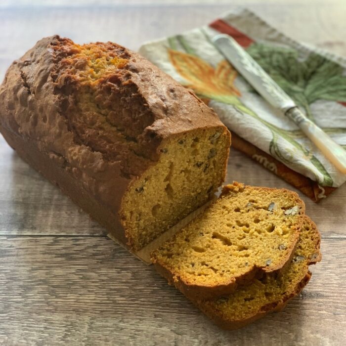 Butternut Pecan Loaf Cake Recipe - April J Harris