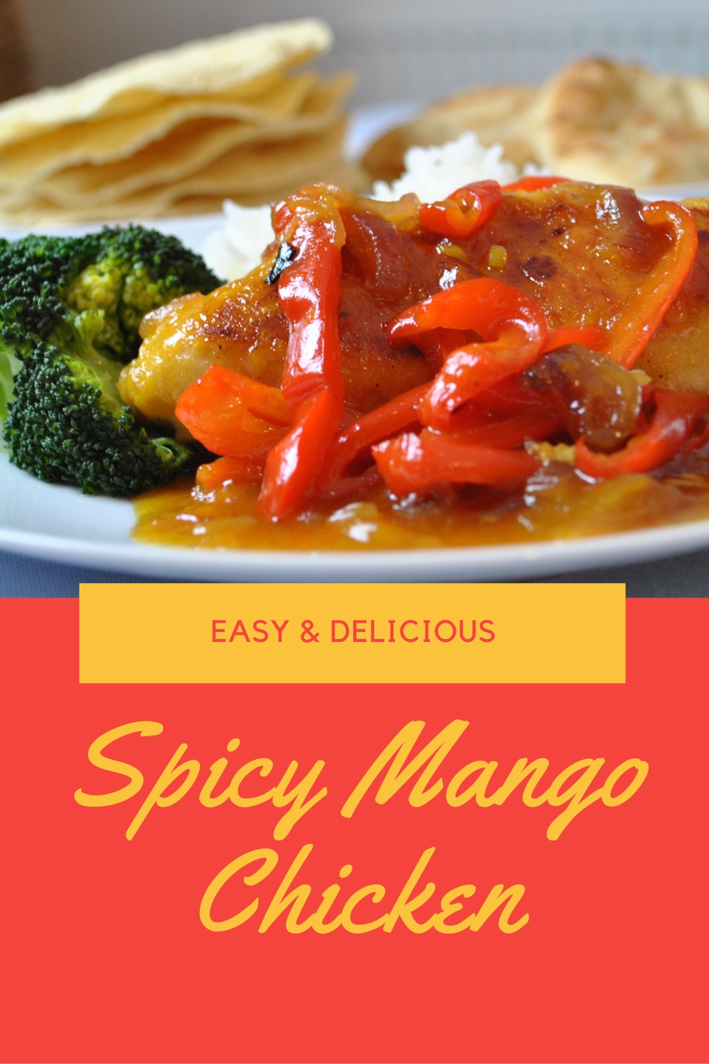 Curried Mango Chicken Recipe - April J Harris